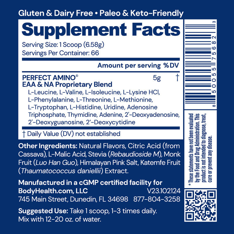 PerfectAmino® NSF Certified for Sport – Essential Amino Acid Powder ...