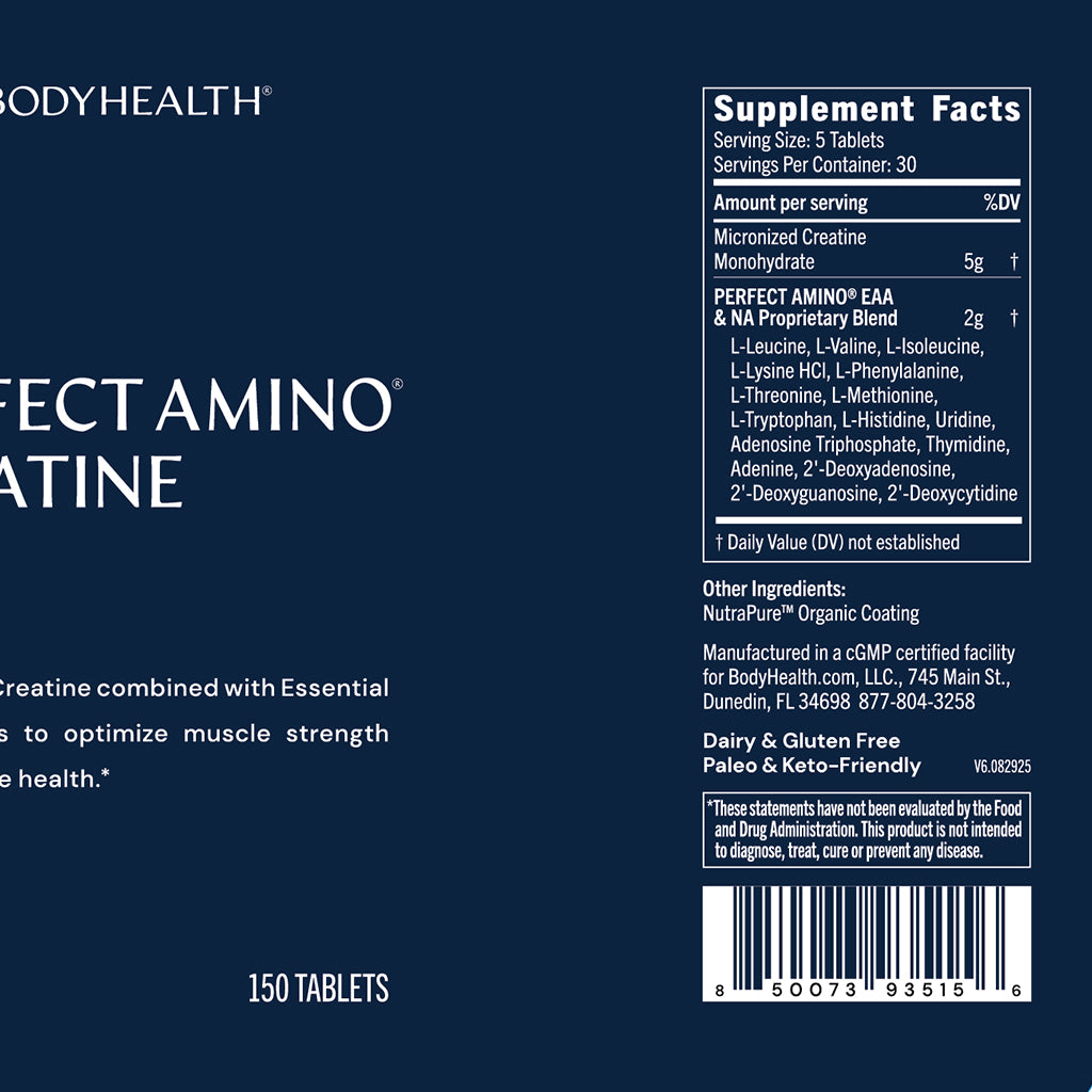 BodyHealth PerfectAmino Creatine | Strength + Recovery - BodyHealth.com LLC