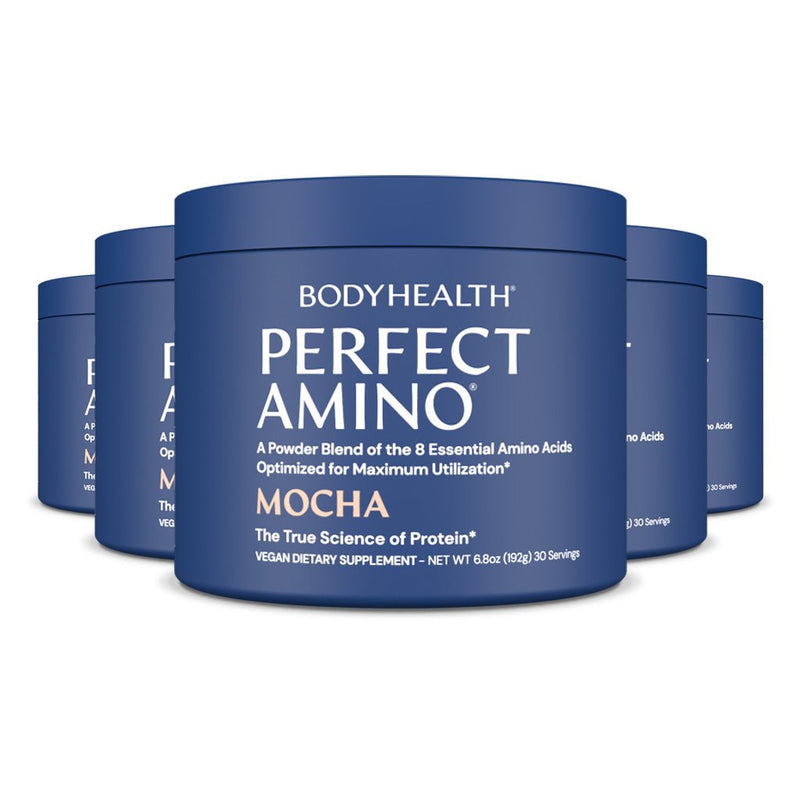 PerfectAmino EAA BCAA Essential Amino Acid Natural Lime Drink Powder ...